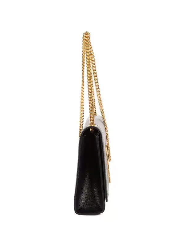 Saint Laurent Kate Chain-strap Leather Shoulder Bag - Black