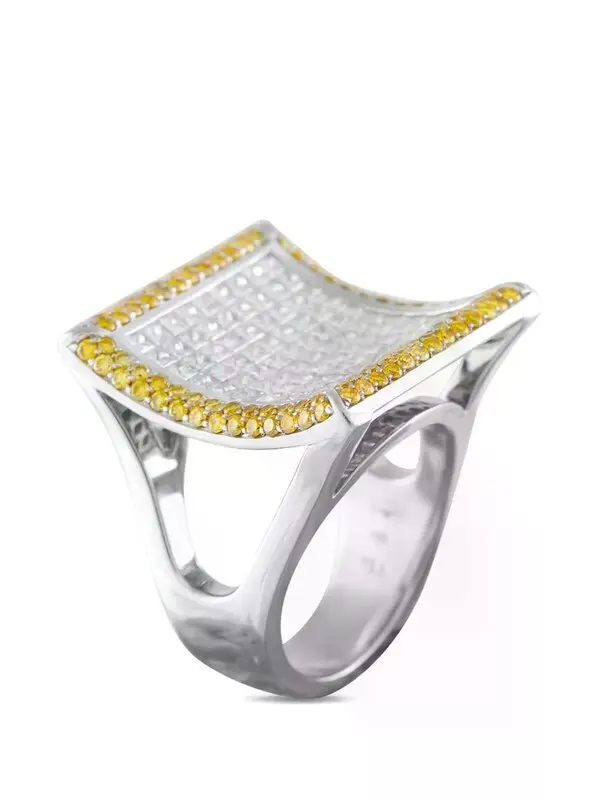 LB EXCLUSIVE 18k White Gold Diamond Ring