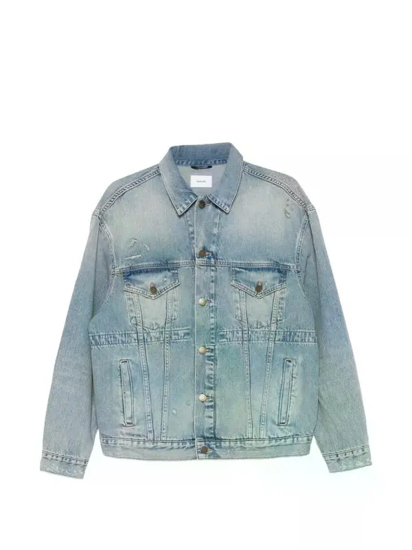 HAIKURE Distressed Buttoned Jacket