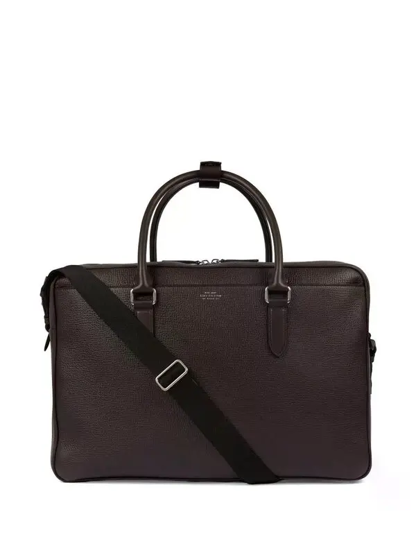 Smythson 48-hour Ludlow Zip Holdall Bag - Brown