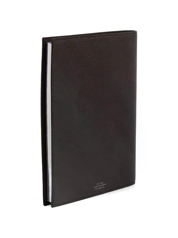 Smythson Evergreen Refillable Large Notebook