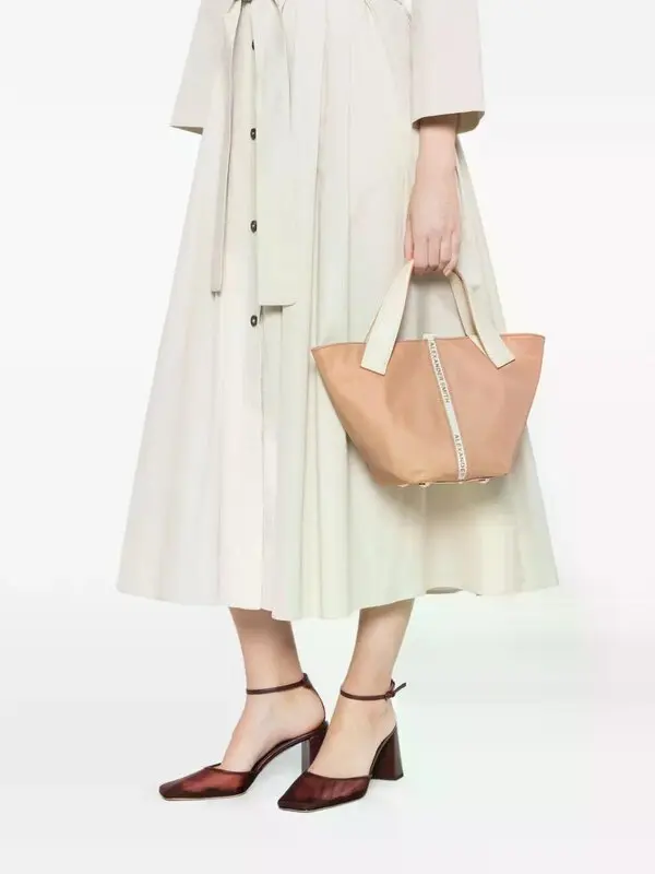 ALEXANDER SMITH Logo-stripe Tote Bag - Pink