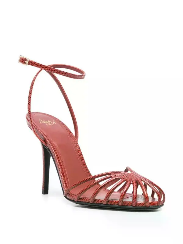 ALEVI MILANO Strappy Heeled Sandals - Red