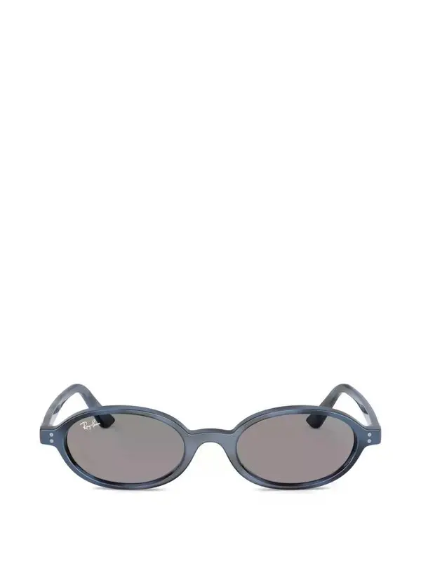 Ray-ban Oval-frame Sunglasses - Blue