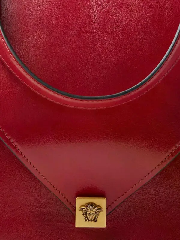 Versace Severine Leather Shoulder Bag - Red