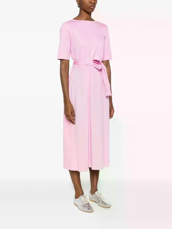 PSOPHIA Tie-belt Dress - Pink