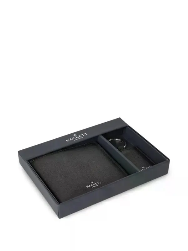 HACKETT Textured Keyring Bifold Wallet