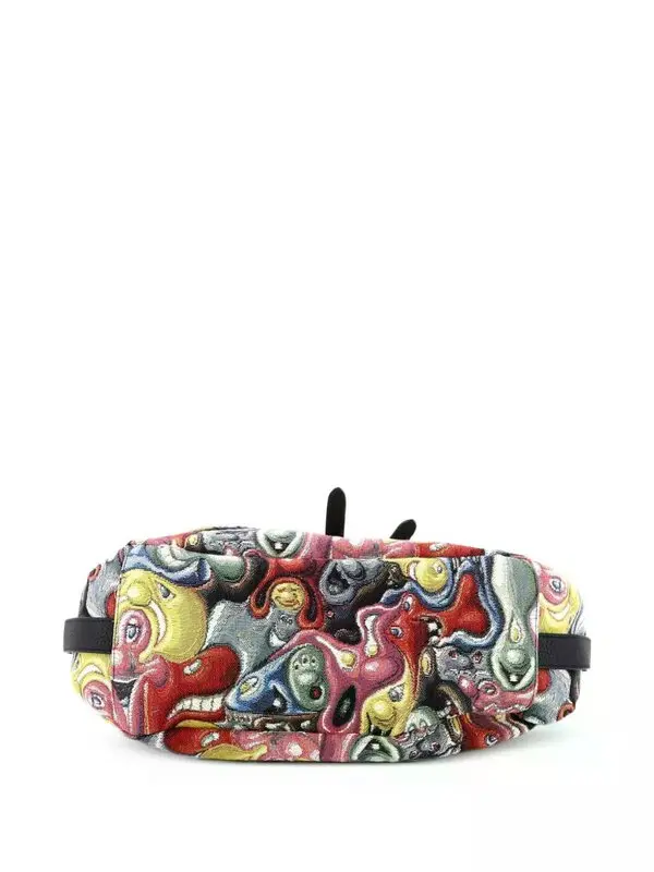 Dior Kenny Scharf Saddle Soft Bag Jacquard Printed Canvas - Multicolour