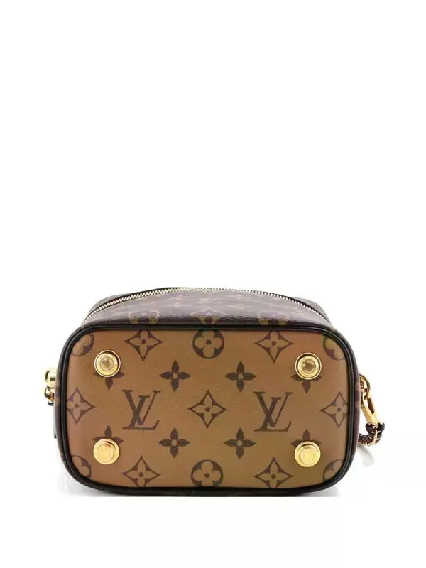 LOUIS VUITTON Vanity Handbag Reverse Monogram Canvas Pm Satchel