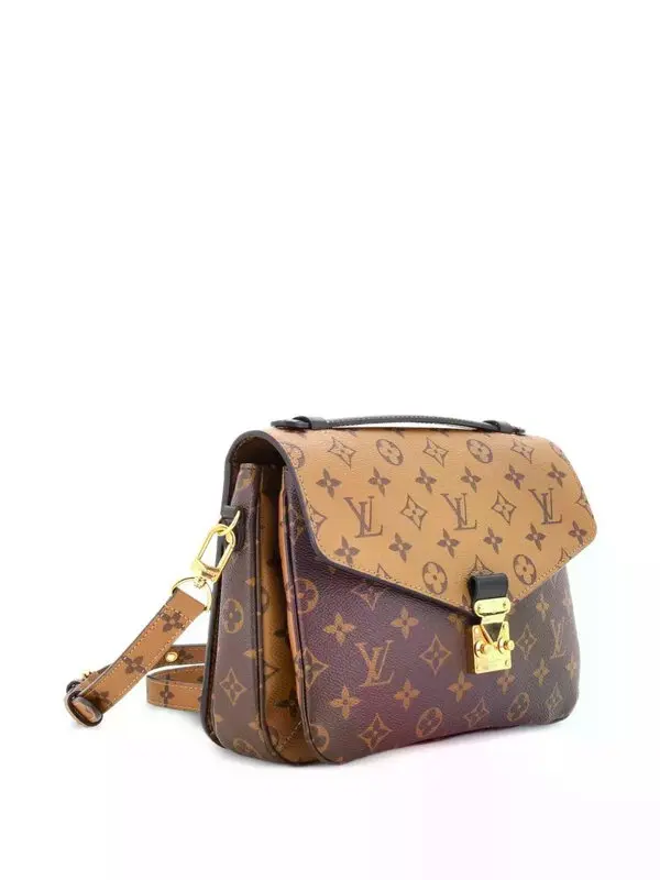 LOUIS VUITTON Pochette Metis Reverse Monogram Canvas - Brown