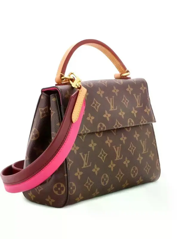 LOUIS VUITTON Cluny Top Handle Bb Satchel Monogram - Brown