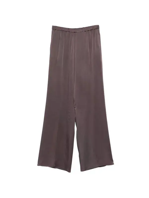 Antonelli Firenze Elasticated-waistband Palazzo Pants - Purple