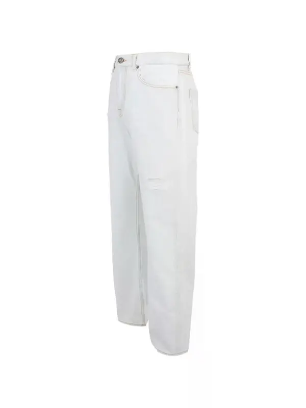 Roberto Cavalli Distressed Regular Fit Jeans