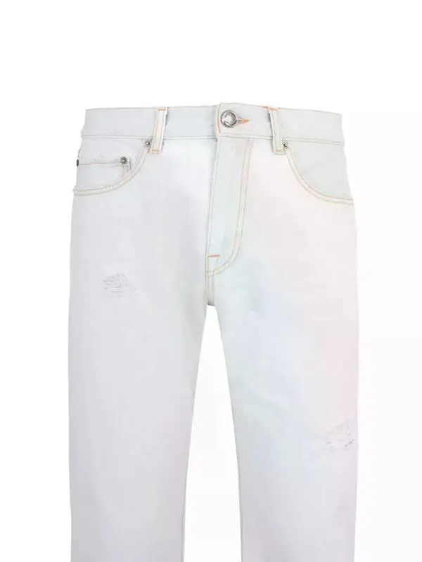 Roberto Cavalli Distressed Regular Fit Jeans