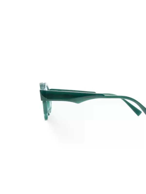 KUBORAUM Round Frame Glasses - Green