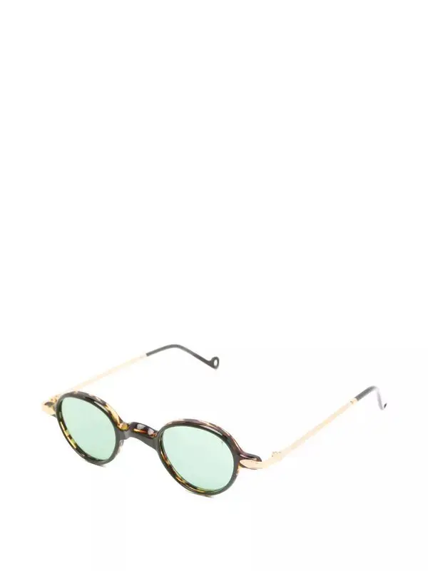 EYEPETIZER Round Frame Sunglasses - Green