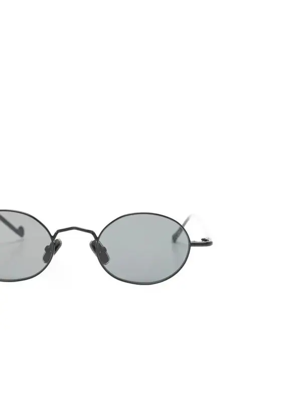 EYEPETIZER Ginger Oval-frame Sunglasses - Black