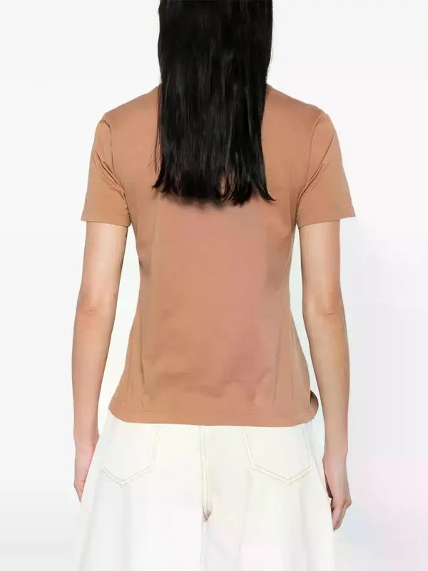 ROBERTO COLLINA Crew-neck T-shirt - Brown
