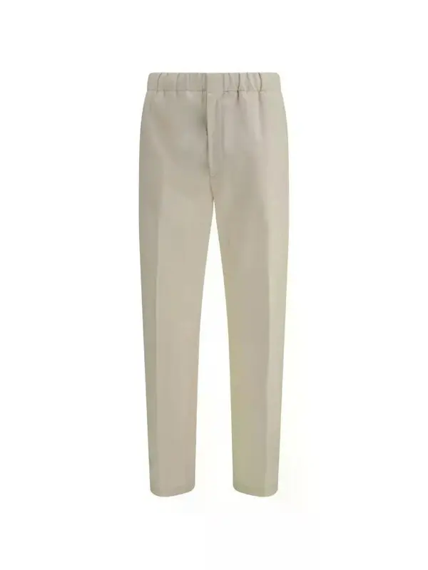 LARDINI Elasticated Trousers - Neutrals