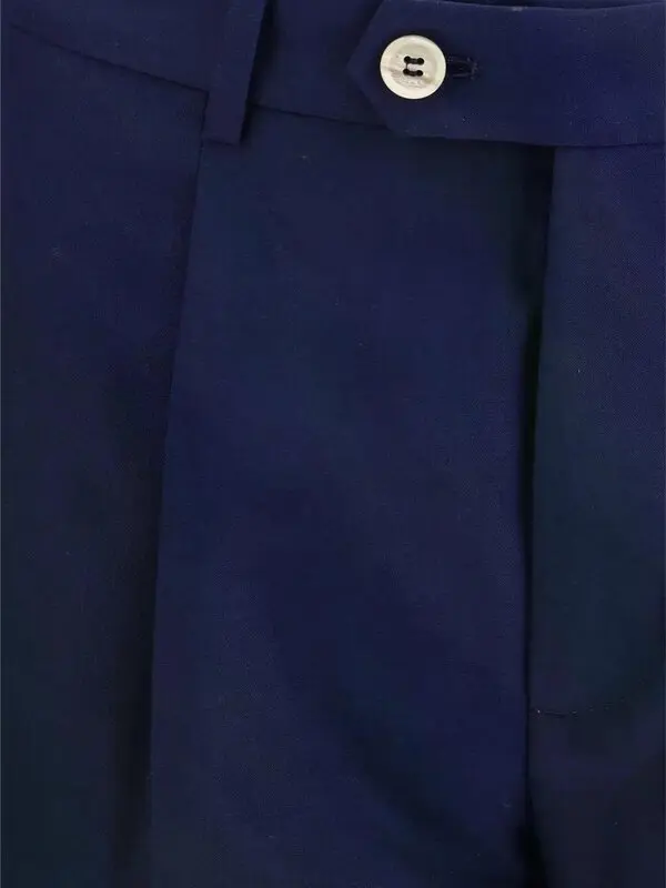 Brunello Cucinelli Button Wool Suit - Blue