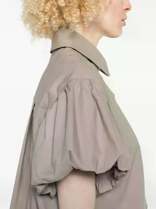 COLLECTION PRIVEE? Ruffled-sleeve Shirt