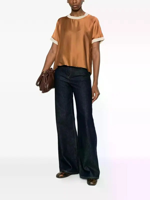 COLLECTION PRIVEE? Embellished Crew-neck Blouse