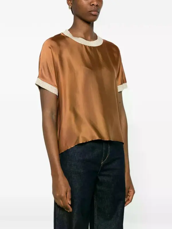 COLLECTION PRIVEE? Embellished Crew-neck Blouse