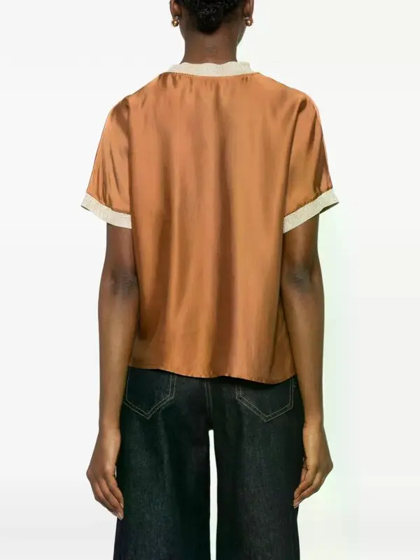 COLLECTION PRIVEE? Embellished Crew-neck Blouse