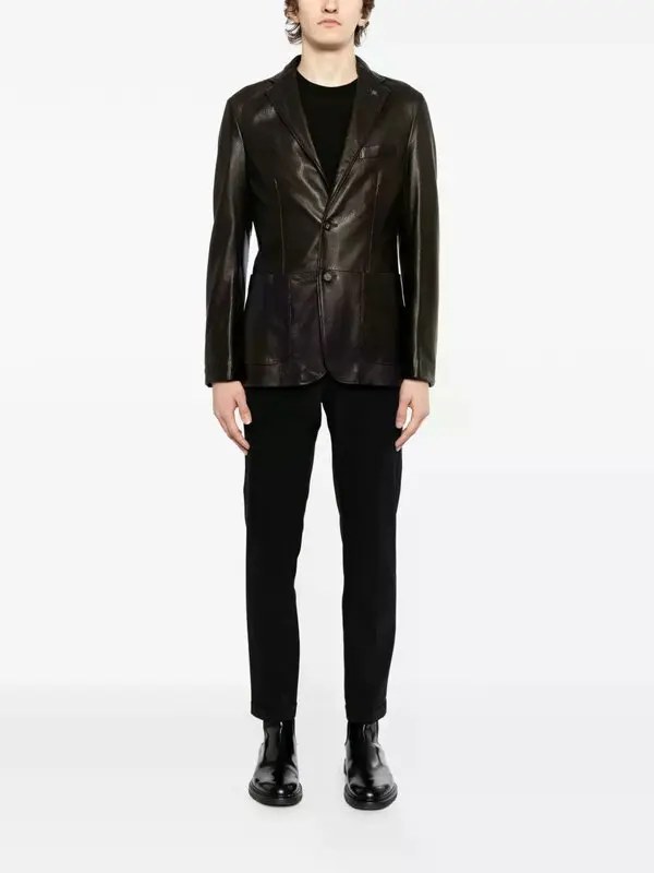 Tagliatore Wes Leather Jacket