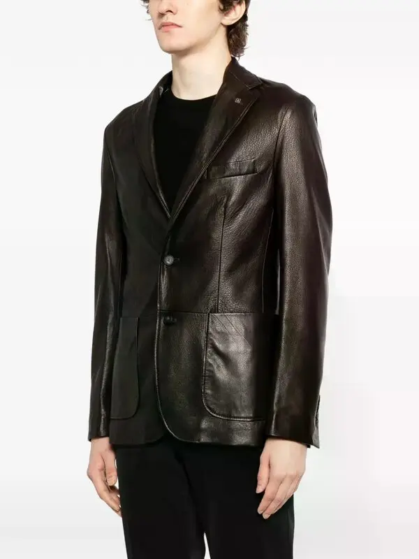Tagliatore Wes Leather Jacket