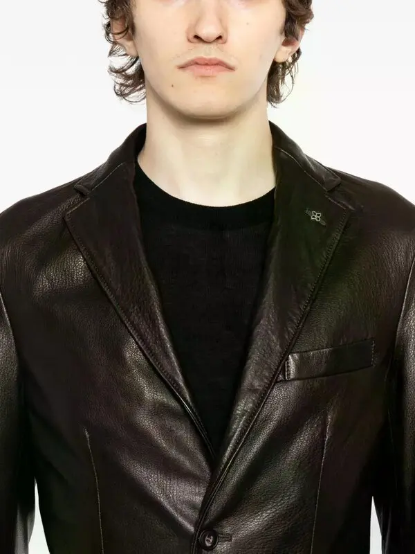 Tagliatore Wes Leather Jacket
