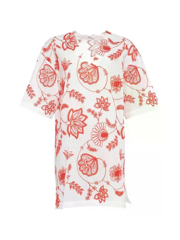 ERES Floral-print Dress - White