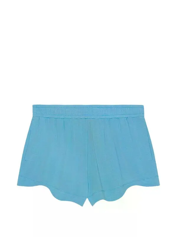GANNI Logo-print Shorts