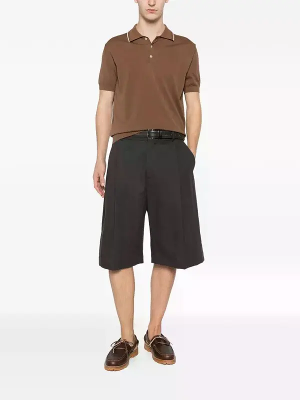 Canali Piped Polo Shirt
