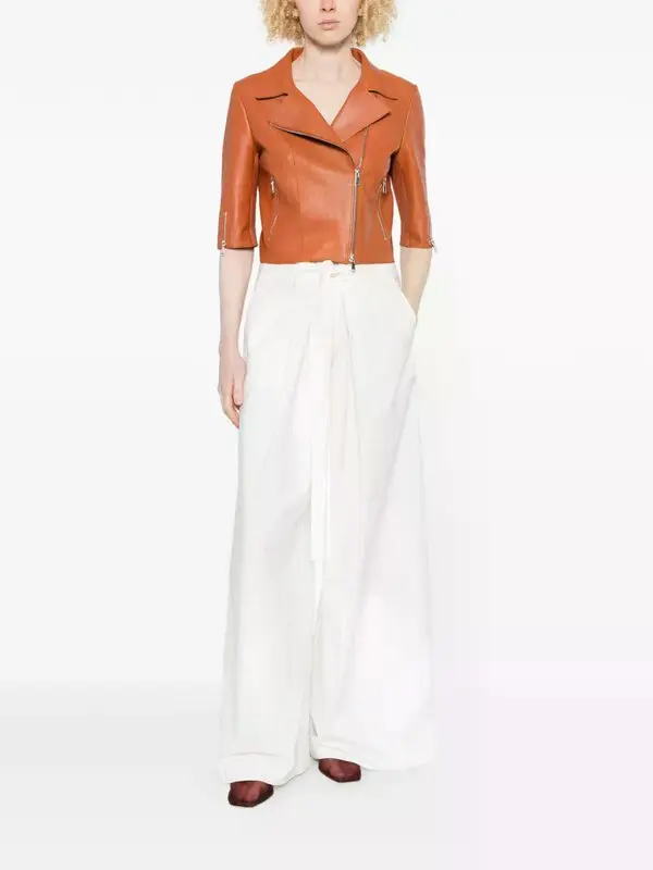 THE JACK LEATHERS Leather Zip Jacket