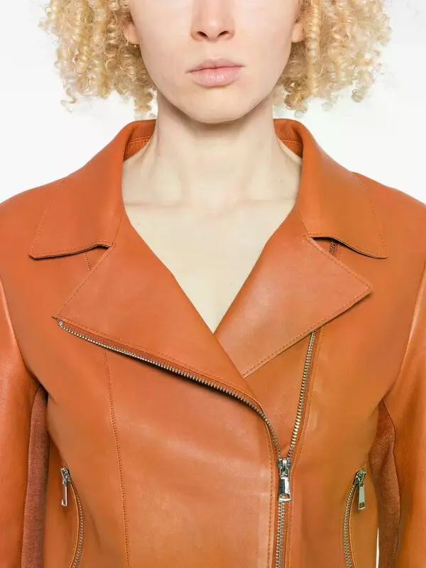 THE JACK LEATHERS Leather Zip Jacket