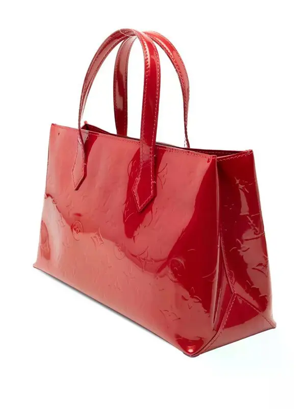 LOUIS VUITTON 2009 Monogram Vernis Wilshire Pm Handbag - Red
