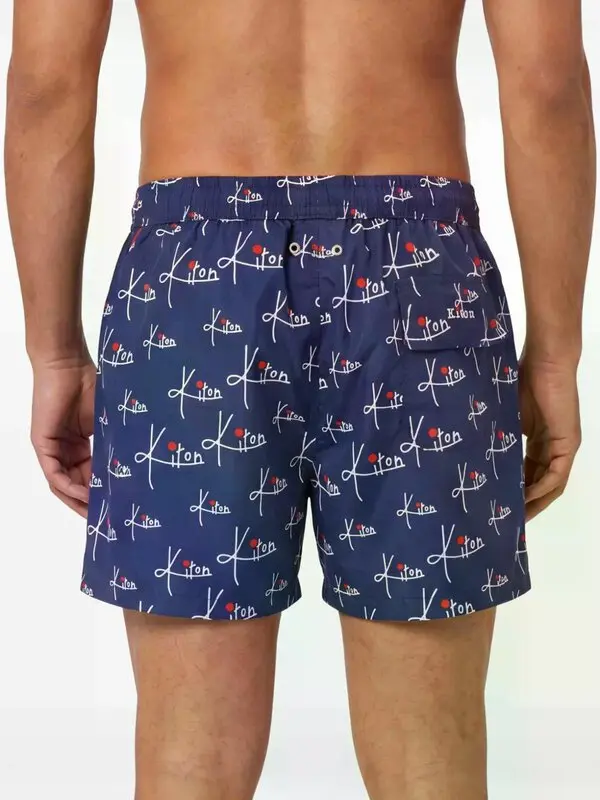 Kiton Patterned Swim Shorts