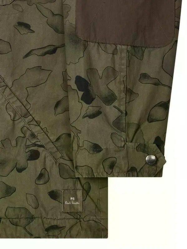 Paul Smith Floral-print Collared Jacket