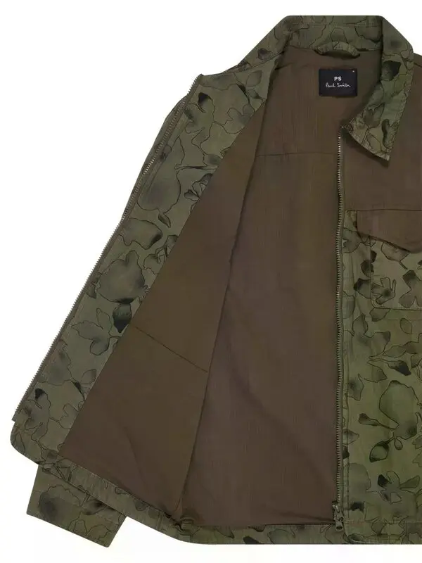 Paul Smith Floral-print Collared Jacket