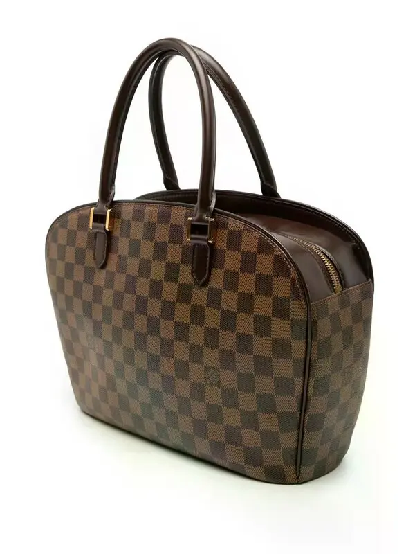 LOUIS VUITTON 2002 Damier Ebene Sarria Horizontal Handbag