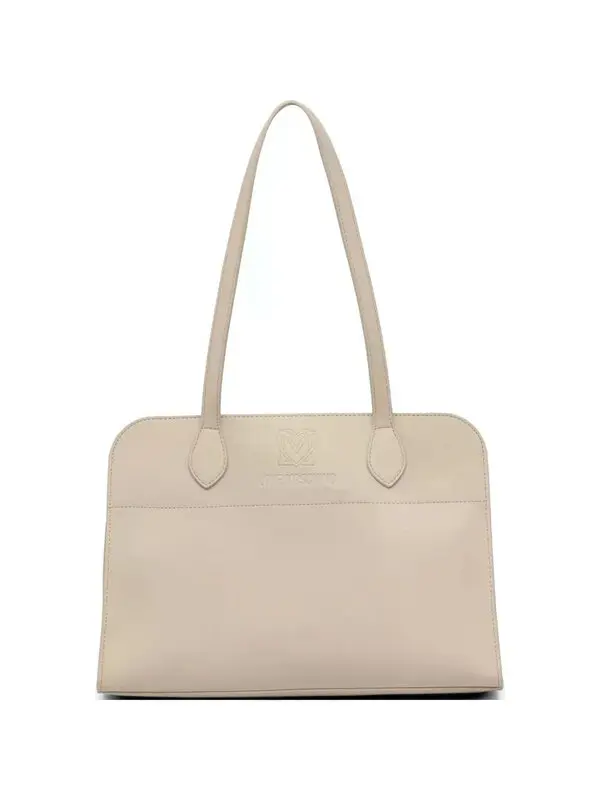 Moschino Embossed Tote - Neutrals