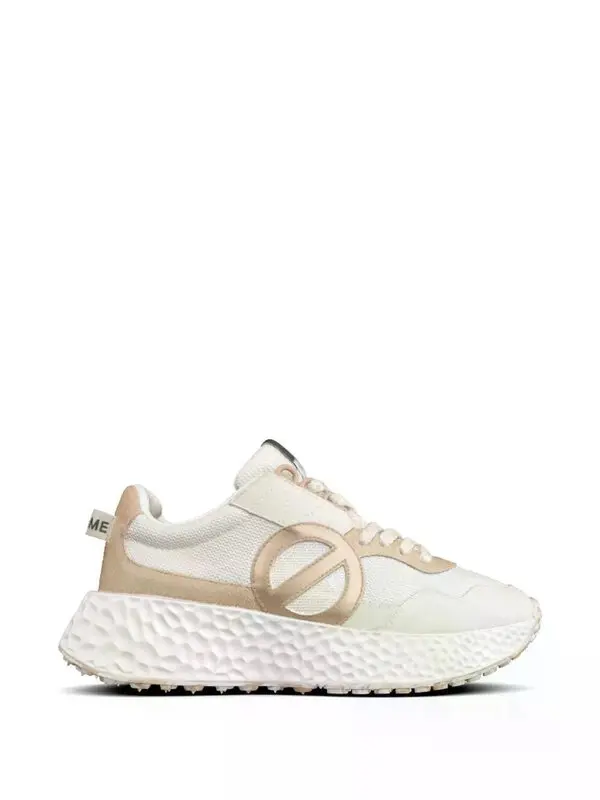 NO NAME Logo Panelled Sneakers - Neutrals