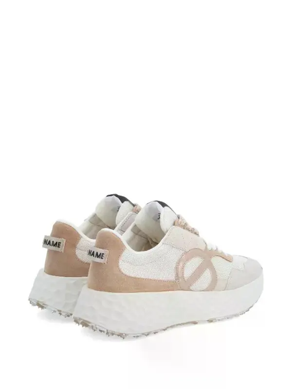 NO NAME Logo Panelled Sneakers - Neutrals