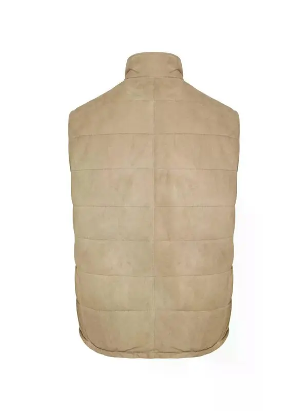 BARBA NAPOLI Padded Zip Gilet