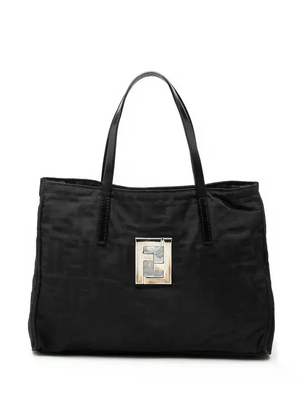 Fendi 20th Century Zucca Canvas Tote Bag