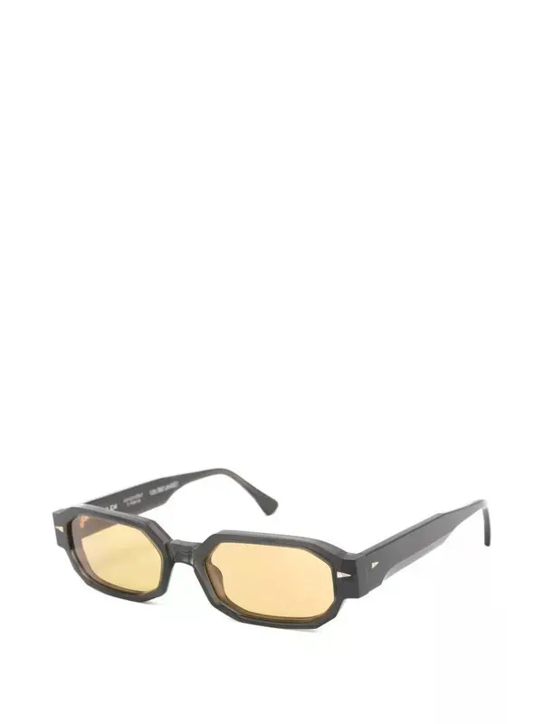 AHLEM Jules Geometric Sunglasses - Black