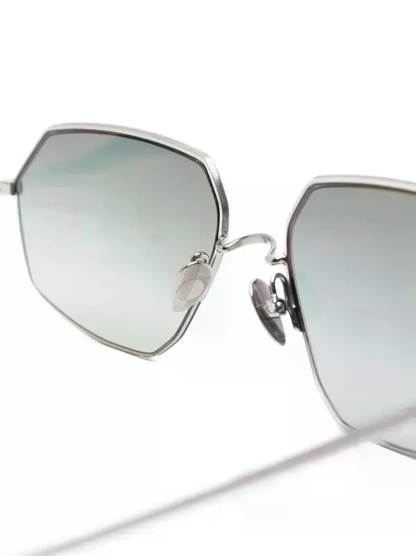 AHLEM Bagnolet Geometric-frame Sunglasses - Silver