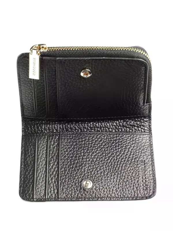 COCCINELLE Zip-around Leather Wallet - Black
