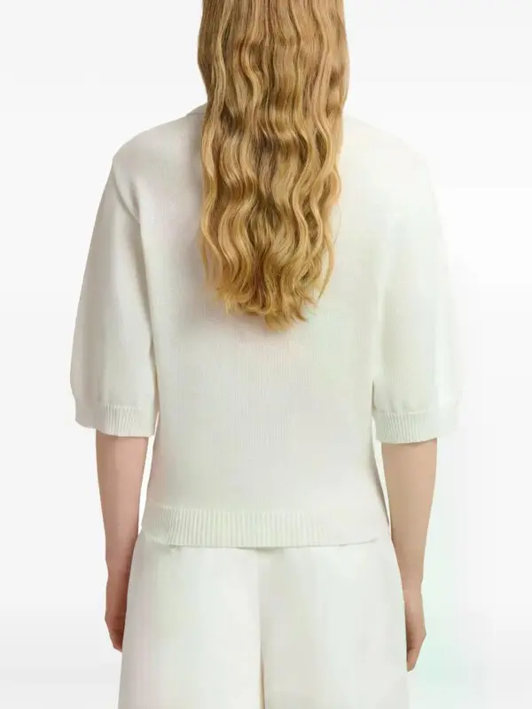 Marni Floral Zip Cardigan